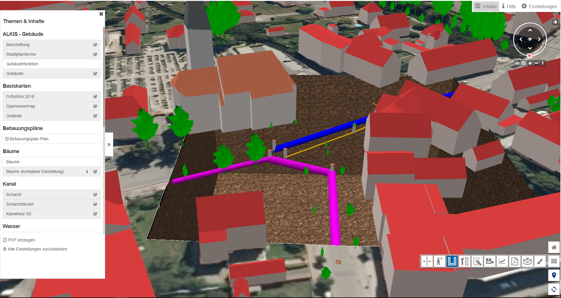 TRIGIS - Leistungen - GIS / Fachkataster